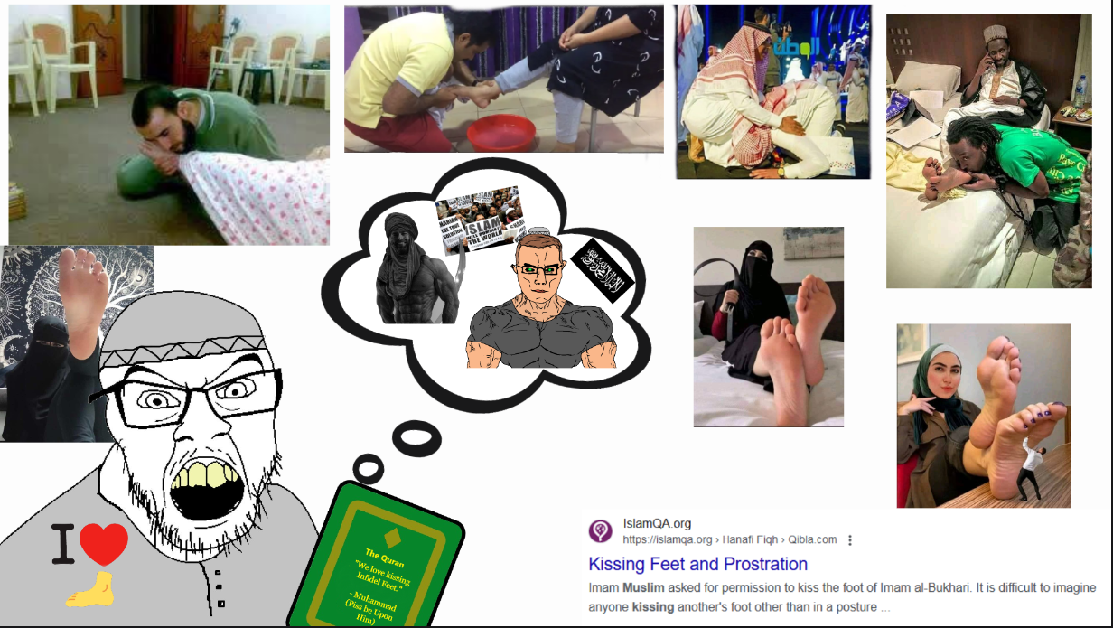 SoyBooru - Post 74294: 2soyjaks angry article beard book brown_hair emoticon flag:jihad foot ...